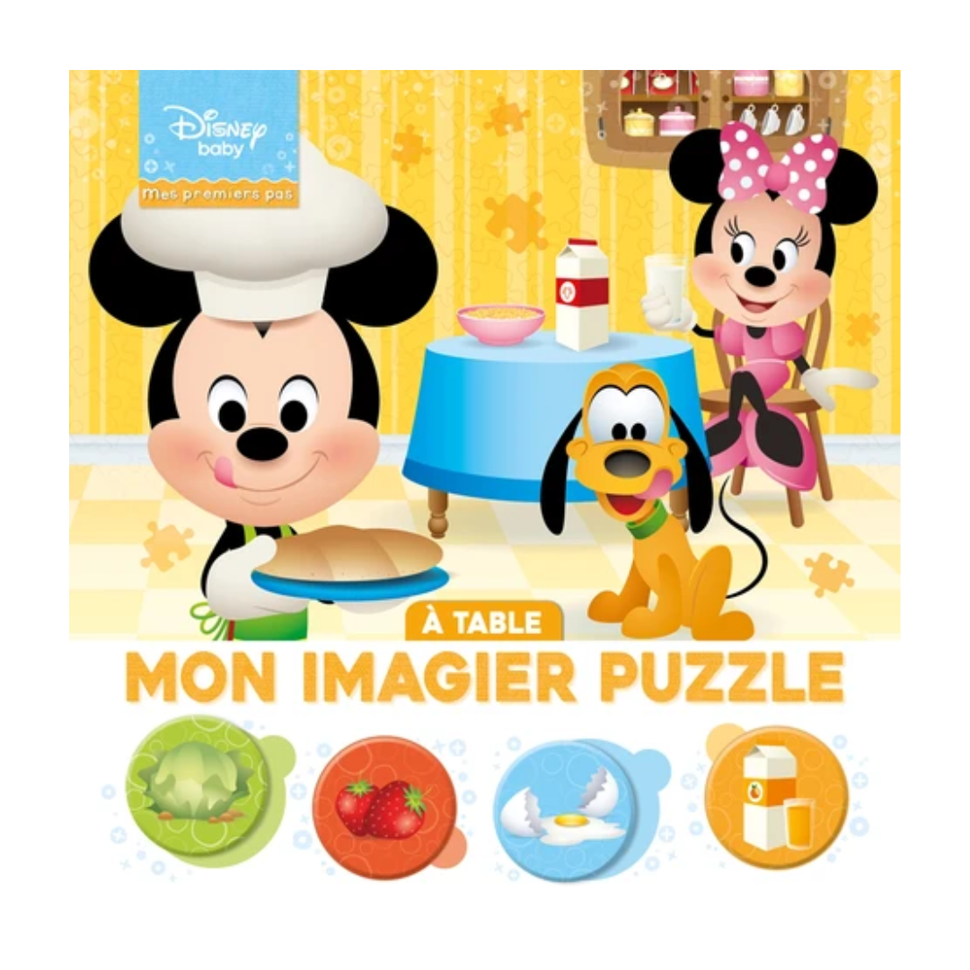 Mes premiers pas - Mon Imagier Puzzle - A table - Virgin Megastore