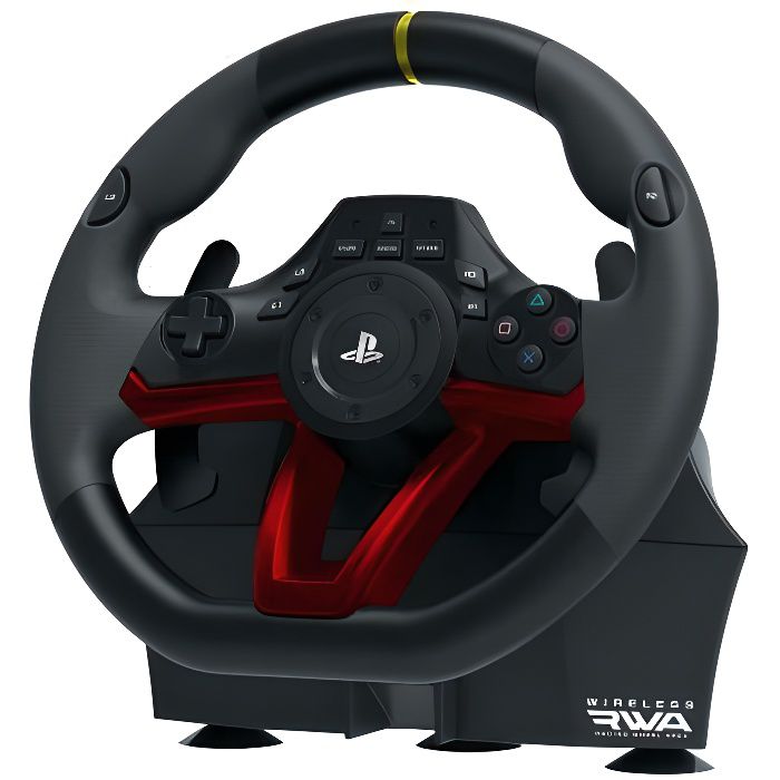 Volant Sans fil Racing Wheel Apex Noir et Rouge - Virgin Megastore