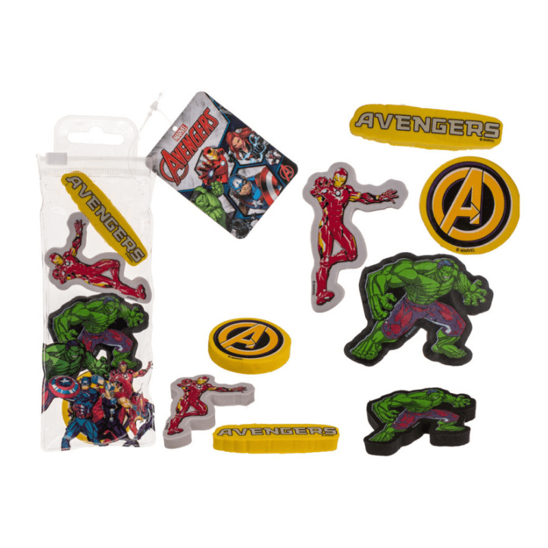 Set de 4 gommes Avengers - Virgin Megastore